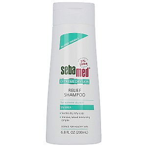 Sebamed Extreme Dry Skin Relief Treatment Shampoo Intensive Moisturizing Complex with 5% Urea for Dry Itchy Scalp 6.8 Fluid Ounces (200mL)