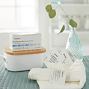 McKesson Adhesive Remover Wipes, Sterile, Individual Packet, 50 Wipes