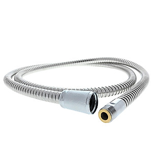 Essential Values Pull Out Replacement Hose 46092000 (59” Inches), Replacement for Grohe Hand Shower Faucets only | Fits Ladylux, Euro Plus & More Models Light Beautiful| Chrome Finish