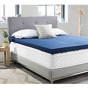 Spoon Me - Coma Inducer - 3" Memory Foam Twin XL Bedding Topper with Cover - Nighttime Gray