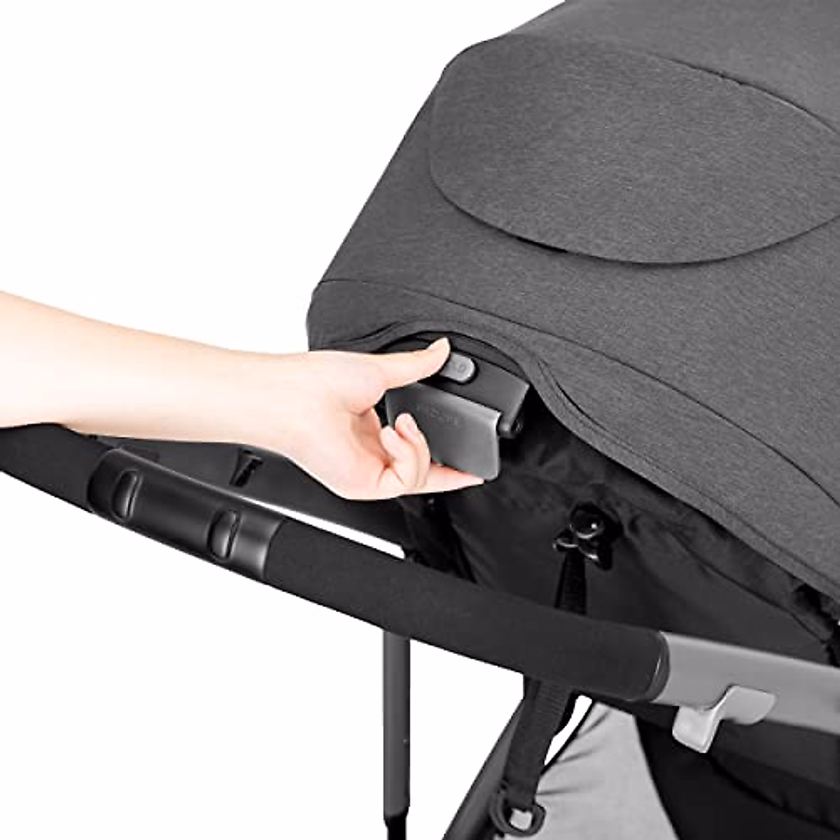 Evenflo Pivot Suite Travel System with LiteMax Infant Car Seat with Anti-Rebound Bar Devon Gray