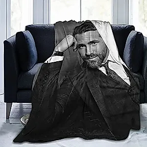 Ryan Reynolds Soft and Comfortable Warm Fleece Blanket for Sofa, Bed, Office Knee pad,Bed car Camp Beach Blanket Throw Blankets (50"x40") … (50"x40")