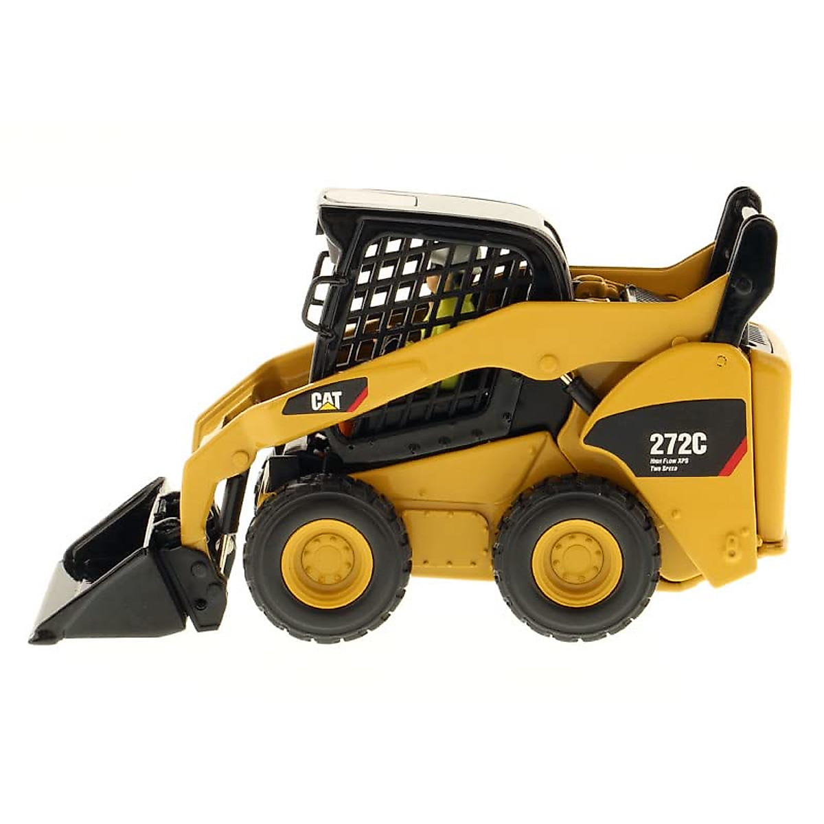 1:32 Caterpillar 272C Skid Steer Loader - Core Classics Series by Diecast Masters - 85167C (Comes with Pallet Fork and Grapple Bucket Attachment)