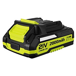 LAZYBOI Battery 21V 2.0Ah, Replacement Lithium-ion Battery Cordless Leaf Blower, Long Life Battery Work with Fast Charging (Charger Not Included)
