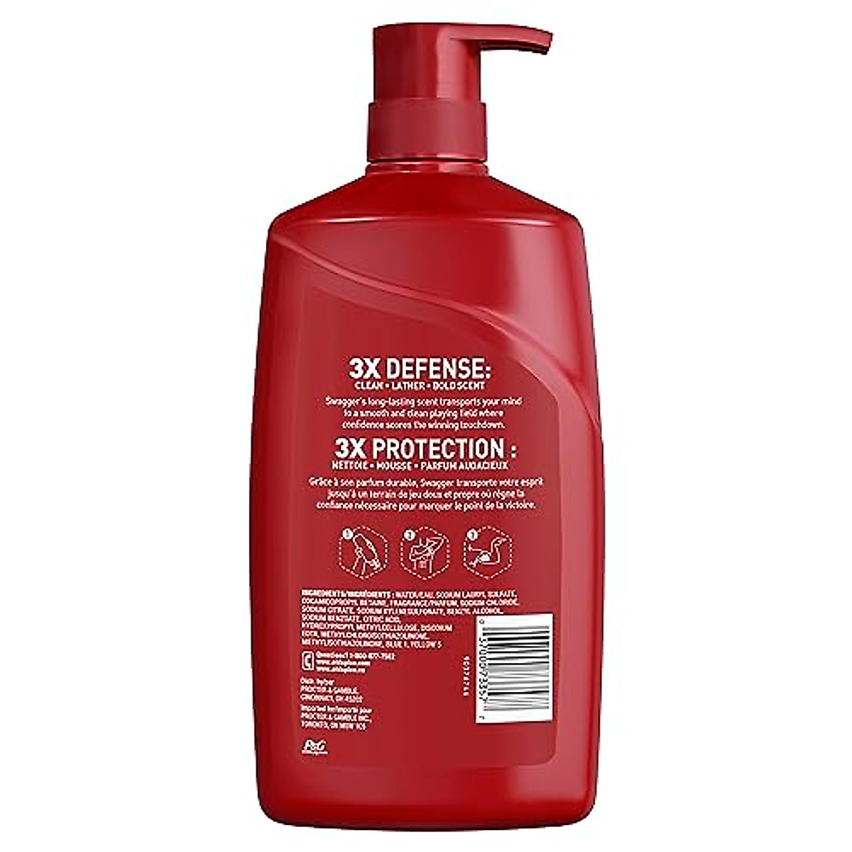 Old Spice Swagger Scent of Confidence, Body Wash for Men, 30 fl oz