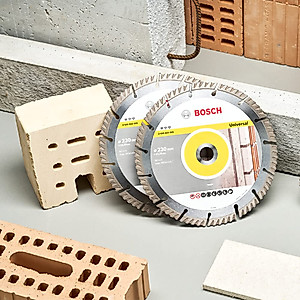 Bosch Professional 1x Standard for Universal Diamond Cutting Disc (for Concrete, Reinforced concrete, Ø 115x22.23 mm, Accessory Small Angle Grinder)