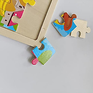 XXAOSO Puzzles,Wooden Puzzles for Toddlers.