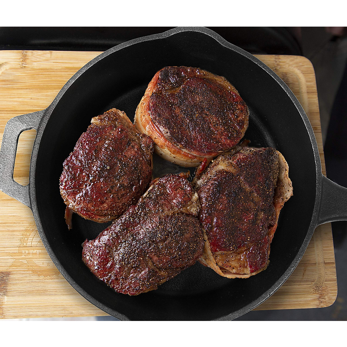 Pit Boss 68000 8" Cast Iron Skillet, Black