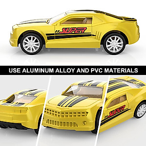 8 PCS Pull Back Cars Toys Set, Friction Mini Toy Cars Set, Party Favors for Toddler, Fun Bulk Race Car Set for Kid Ages 3 4 5 6 Years Old and Party Gifts for Kids Birthday, New Year's Eve