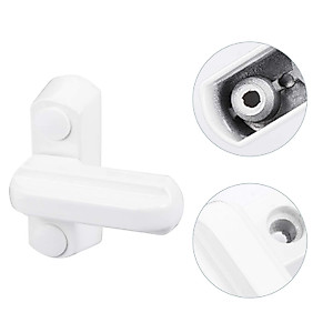 Scicalife 4pcs Window Security Jammer Locks Sash Blockers Zinc Alloy Extra Security Locks