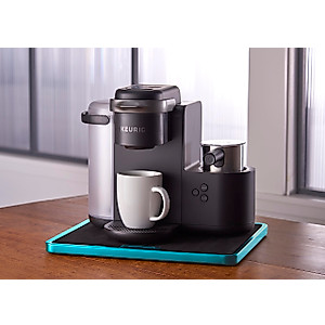 Nifty Large Appliance Rolling Tray - Aqua, Home Kitchen Counter Organizer, Integrated Rolling System, Non-Slip Pad Top for Coffee Maker, Stand Mixer, Blender, Toaster
