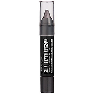 Maybelline Eyestudio ColorTattoo Concentrated Crayon,750 Charcoal Chrome, 0.08 oz.