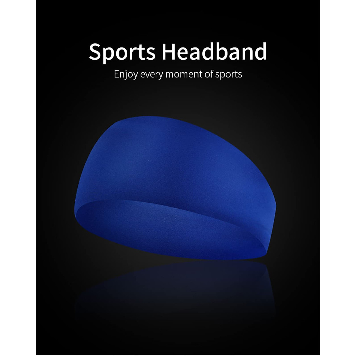 Mcolics Headbands for Men Women Sweat Hairbands Non Slip Breatheable Durable Hair Head Band Outdoor Sports Workout Yoga Basketball Running Cycling Jogging Fitness (Pink)