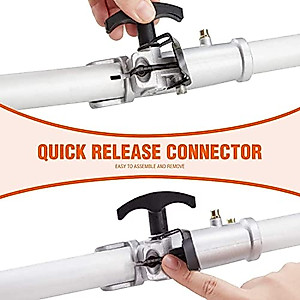MAXTRA Pole Saw Gas Powered, Reach to 16 Foot Extendable Tree Trimmer Powerful 42.7CC 2-Cycle Gas Chainsaw Cordless Tree Pruning Saw with Portable Bag