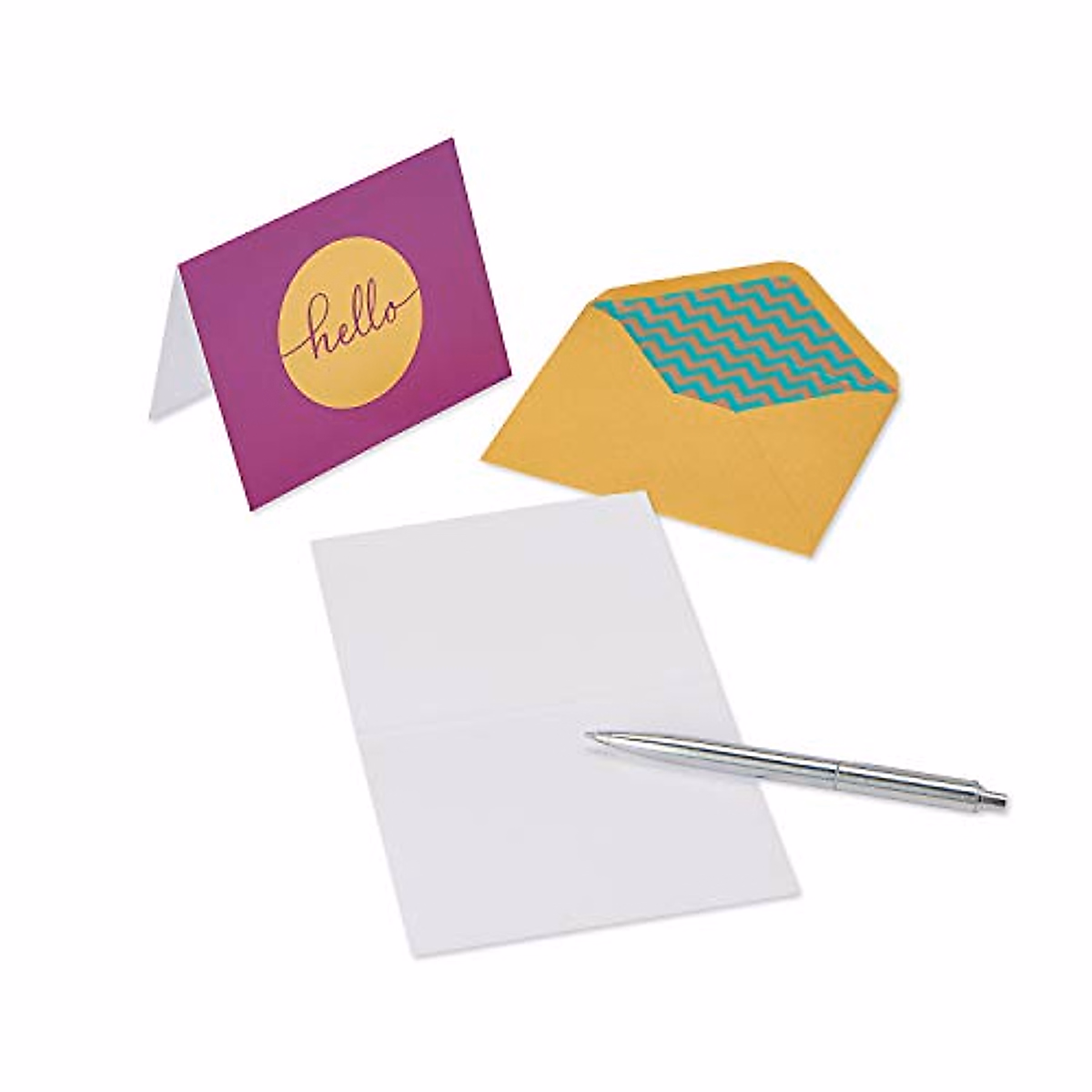Papyrus Blank Cards with Envelopes, Hello (20-Count)