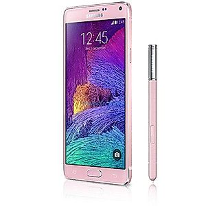 Samsung Galaxy Note 4 SM-N910H Unlocked Cellphone, International Version, Retail Packaging, Pink