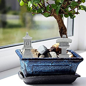 Operitacx 3Pcs Pagoda Tower Statue Mini Pagoda Model Miniature Pagoda Figurine Fish Tank Aquarium Landscape Ornament Zen Garden Bonsai Flowerpot Decoration