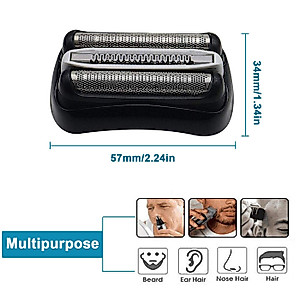 21B/32B Replacement Shaver Foil&Cutter Cassette For Braun For Braun Series 3 21B 32B 320S-4 330S-4 340S-4 350CC-4