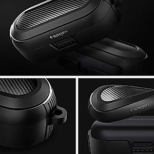 Spigen Rugged Armor Designed for Bose Sport Earbuds Case Cover (2020) - Matte Black