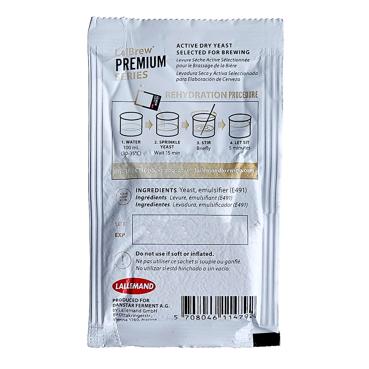 Lallemand Lalbrew ABBAYE™ Belgian Style Ale Yeast