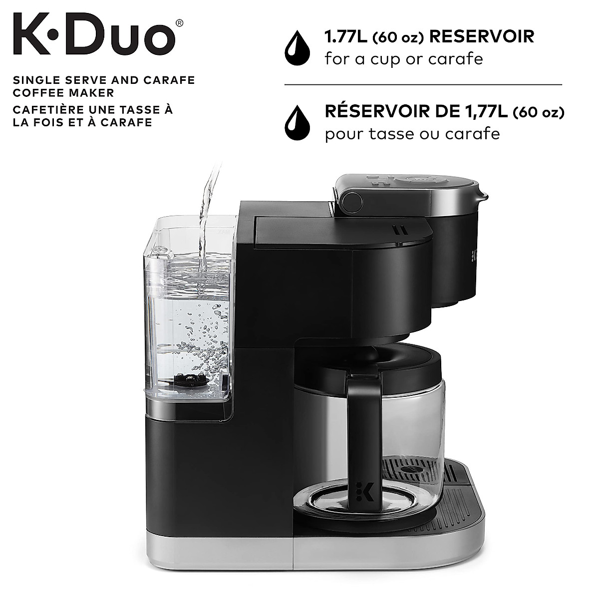 K-Duo Single Serve and Carafe Coffee Maker