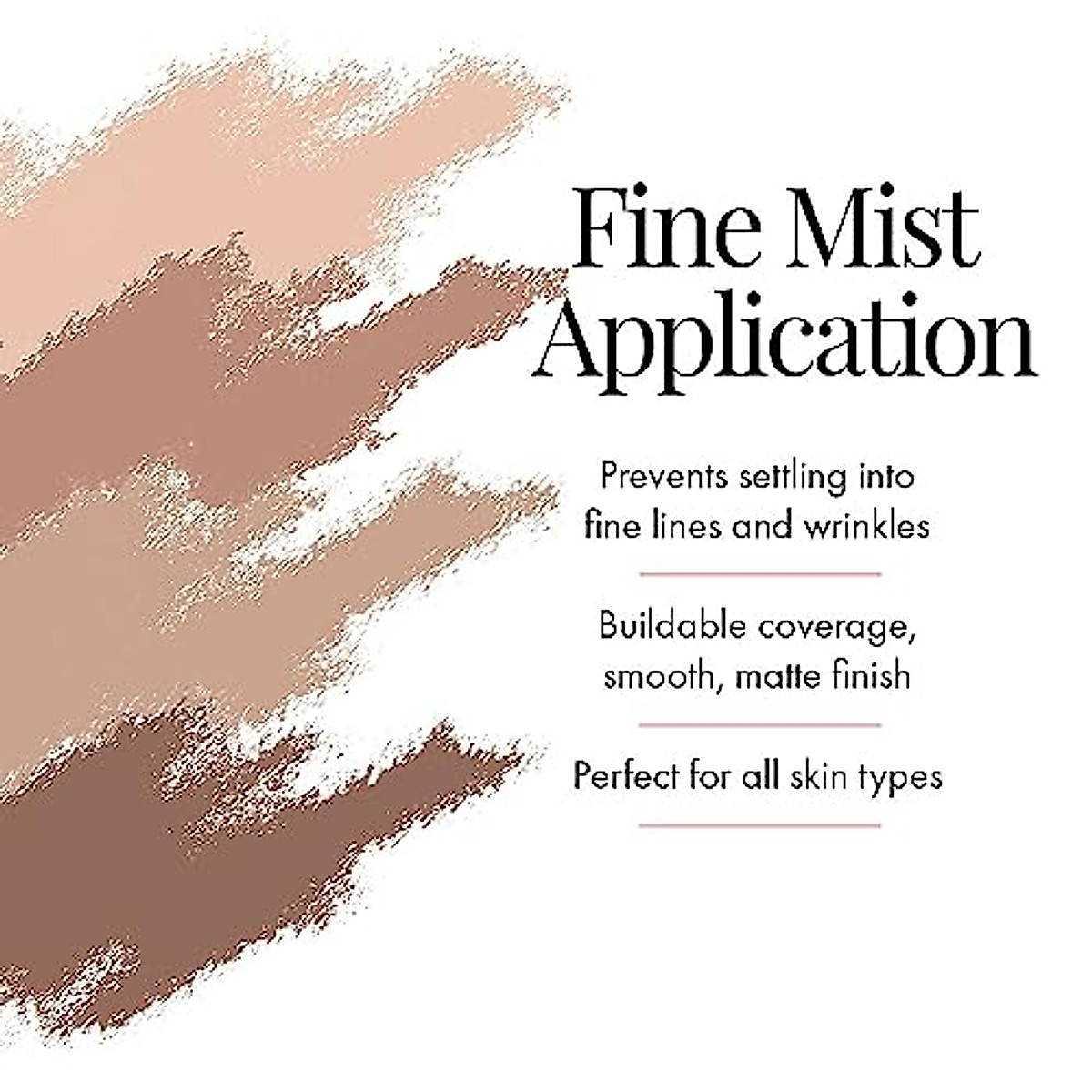 Jerome Alexander MagicMinerals AirBrush Foundation, Spray Makeup with Skincare Active Ingredients, Ultra-Light, Buildable, Full Coverage Formula (Fair)