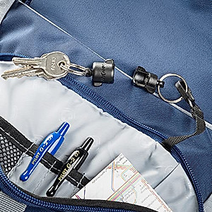 Nite Ize Polycarbonate Keyring 360 Magnetic Quick Connector, Magnetic Locking Split Rings for Keys