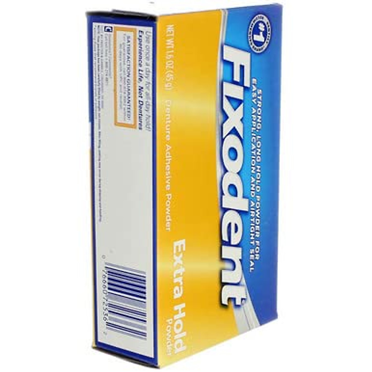 Fixodent Denture Adhesive Powder Extra Hold - 1.6 oz, Pack of 3