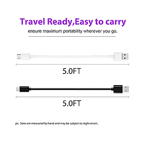 2 Pcs USB-A to USB-C Fast Charger Cable Cord for iPad Pro 12.9 Inch (3rd 4th 5th 6th Generation) 11 Inch 4th/3rd/2nd/1st Gen & New iPad Mini 6th Gen, iPad Air 4/5th Gen, for Stylus Pen Charging Cable