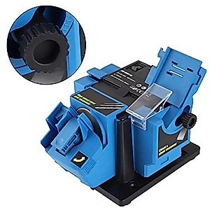 【𝐒𝐩𝐫𝐢𝐧𝐠 𝐒𝐚𝐥𝐞 𝐆𝐢𝐟𝐭】wosume Household Sharpener Tool, Multifunctional Household Electric Cutter Scissor Sharpener Sharpening Tool(US Plug)