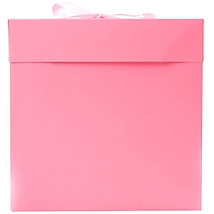 Elephant-package 8" Medium Valentine's Day Love Heart Gift Box with Lid, Ribbon and Tissue Paper, Collapsible Gift Box, for Anniversary, Bridesmaid, Girlfriend Gift Wrapping, Presents.