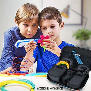 USA Gear 3D Printing Pen Hard Case Compatible with 3D Doodler Pen, Scrib3d 3D Pen, Mynt3d Super 3d Pen, PIKA3D, and more 3D Pen - Storage Case for 3D Print Pen PLA Filament, Charging Cable (Southwest)