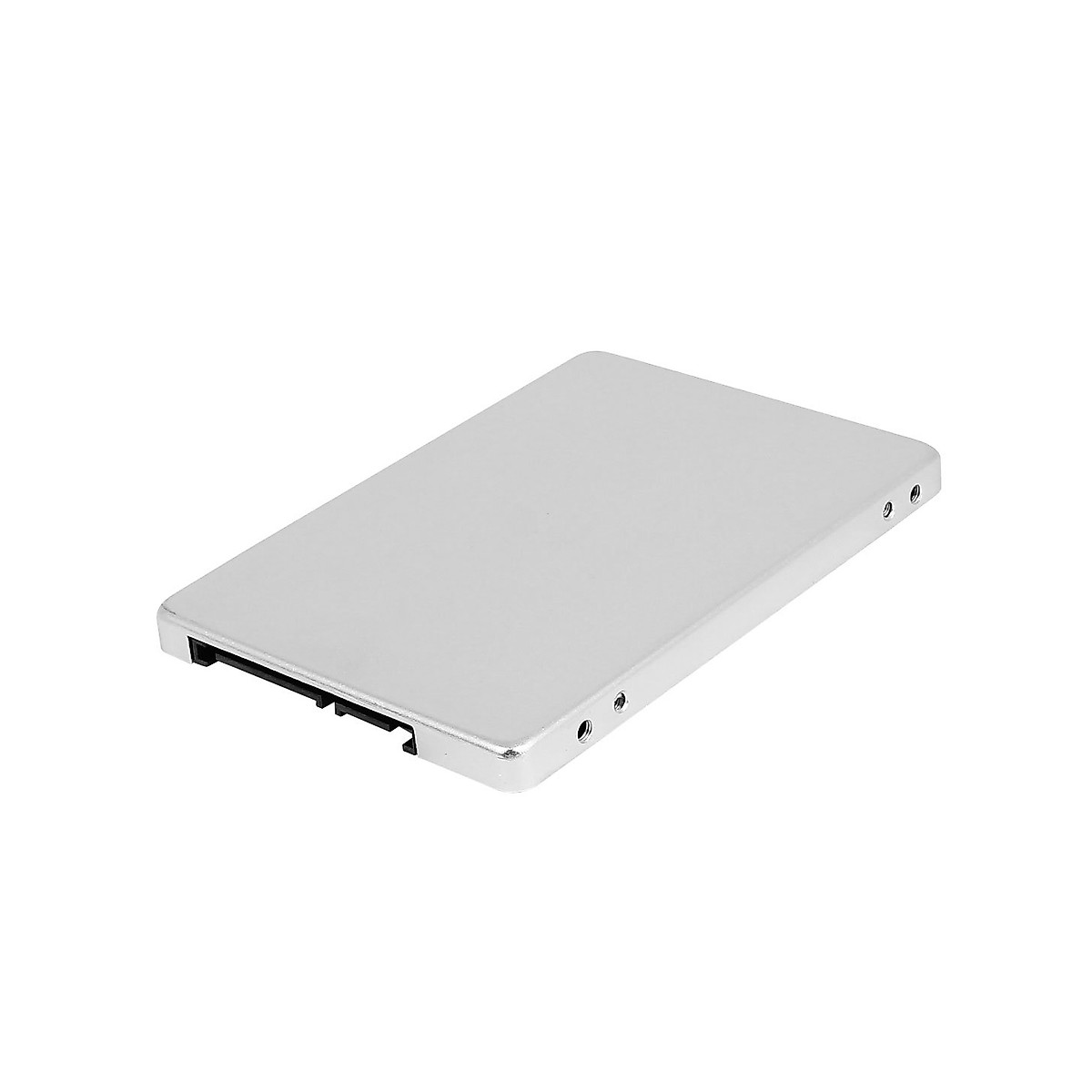 Qtqgoitem Card Slot Mini PCI-E mSATA SSD to 2.5 Inch SATA Hard Drive Silver Tone (Model: d8b 6e6 c9f c96 09b)