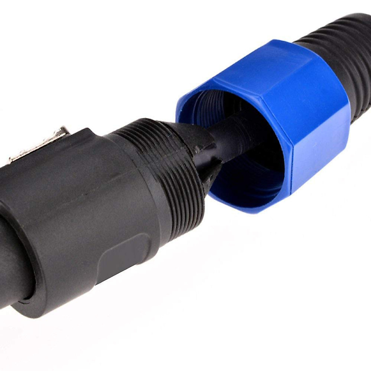 Yuyaokk 2Pack 100 ft Male Speakon to Speakon Cables, Professional 12 Guage AWG Audio Cord DJ Speaker Cable Wire with Twist Lock - 2 Conductor.