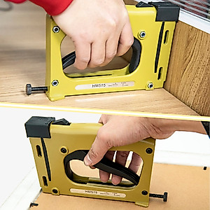 Point Drivers for Picture Framing, Picture Frame Stapler Point Driver Gun with 1000 Points for Joiner DIY - Picture Frame Backing Stapler