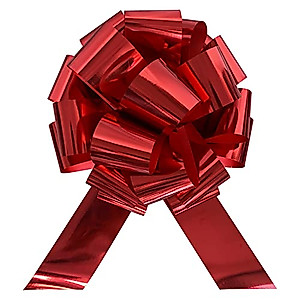 Aidwey Big Gift Wrapping Bows (Red, 18 inch, 1 Pack) for Large Gift Decoration. Big car bows, Christmas Bows, Birthday Bows, Large Bow, Big Red Bow, Giant Bow.