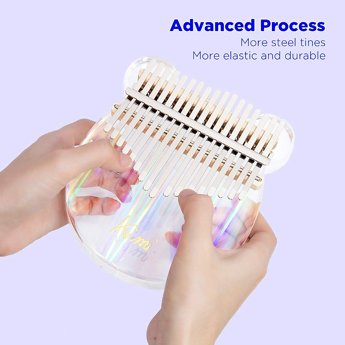 DishyKooker Kalimba (Rainbow Bear Shape)