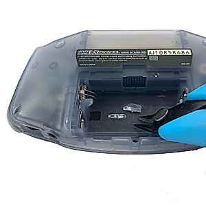 Gameboy Advance Rechargeable Battery 1500mAh USB-C Lithium LiPo Mod for Nintendo GBA / AGB-001 (Indigo)