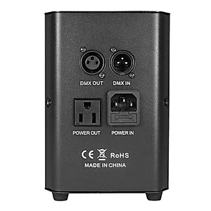 (6) Rockville RockWedge LED RGBWA+UV Rechargeable Wireless DMX DJ Par Up-Lights