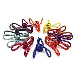 20 Pack Multipurpose Clothes Pins Utility Clips 2 Inch for Bag Clips, Utility Clips, Bag Clips,Clips for Package,Chip Clip,Clothes Pins ,Kitchen Clips, Clothes Clips, Colorful Clothespins, Small Clips