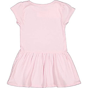 inktastic Happy Easter Cute Bunny and Blue Tractor Toddler Dress 4T Ballerina Pink 3e55d