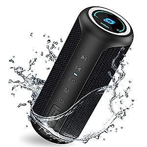 Ortizan Portable Bluetooth Speaker, 40W Loud Stereo Sound, IPX7 Waterproof Bluetooth Speakers with Bluetooth 5.0, Dual Pairing, 15H Playtime, Power Bank Function for Party