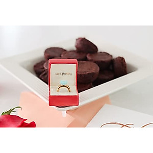 Nora Fleming Put a Ring on it (Ring Mini) A296 - Hand-Painted Ceramic Valentine's Day Décor - Spring Minis for The Home and Office