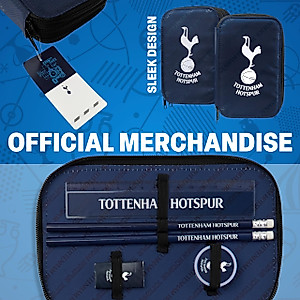 Tottenham Hotspur F.C. Filled Pencil Case, Stationery Set - School Supplies