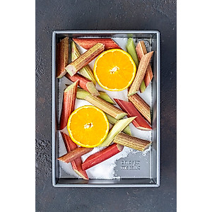 Chicago Metallic Professional Non-Stick Baking and Roasting Tin, 33 x 23 cm (13" x 9"), 1 x 1 x 1 cm, Grey