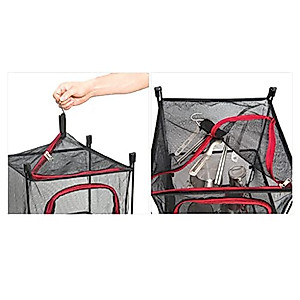 Tongina Camping Drying Mesh Rack for Cookware Organizer Dryer Storage Net Basket