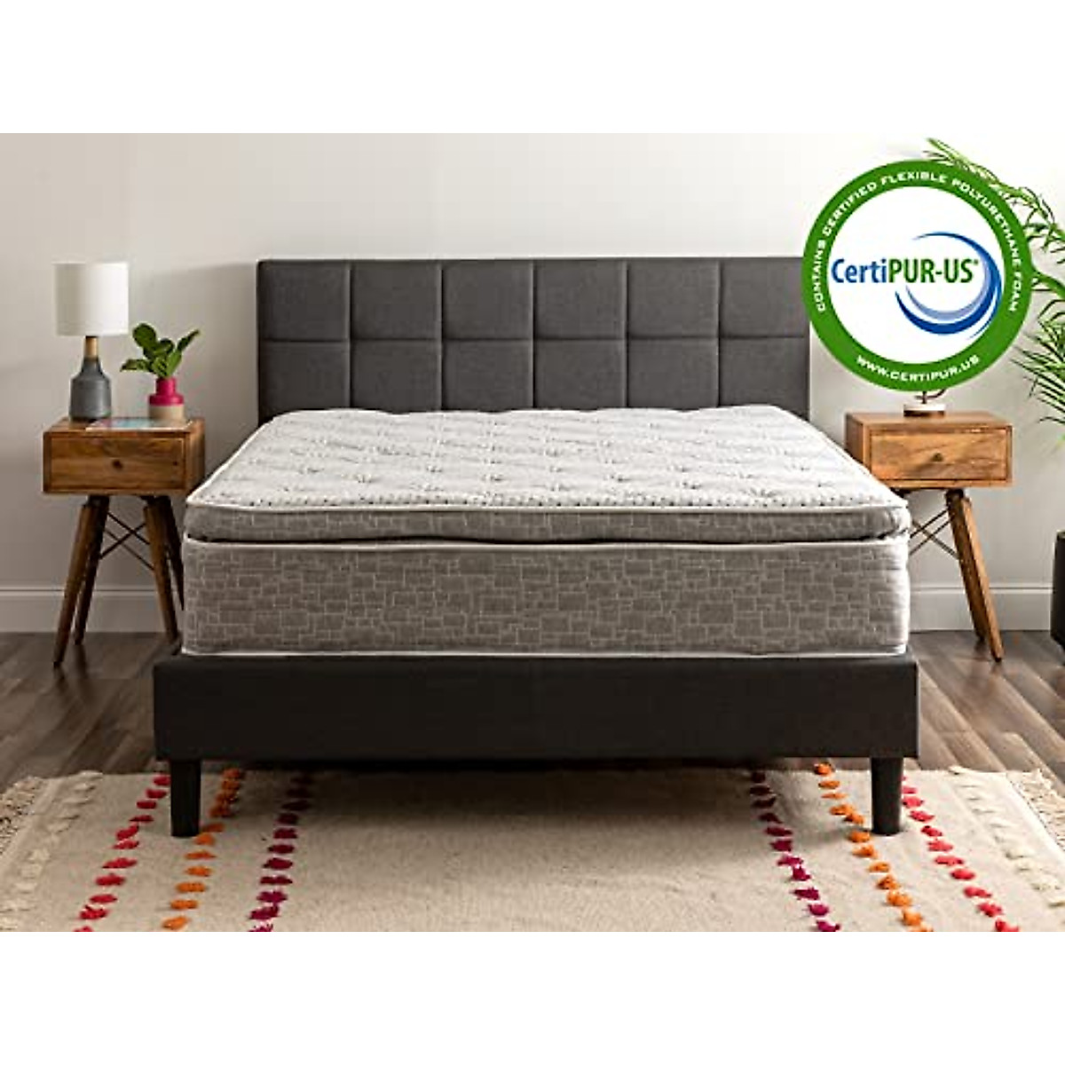 Tulo by Mattress Firm | 12 INCH Memory Foam Plus Coil Support Hybrid Mattress | Bed-in-A-Box | Plush Comfort | King