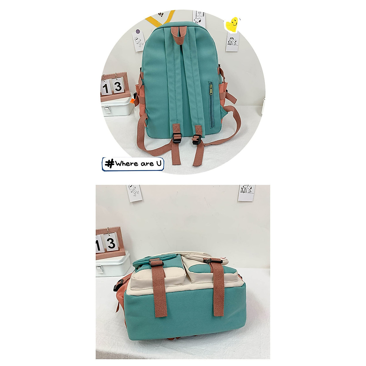 ISaikoy Anime Fairy Tail Backpack Bookbag Shoulder School Bag Daypack Laptop Bag 10