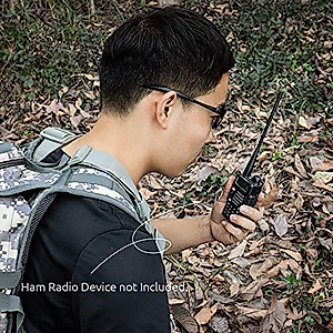 Bingfu Dual Band VHF UHF 136-174MHz 400-470MHz Ham Radio Antenna Handheld Two Way Radio Walkie Talkie SMA Female Soft Antenna 2-Pack for Kenwood Wouxun Baofeng BF-F8HP UV-5R UV-82 BF-888S GT-3 Radio