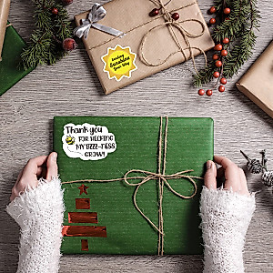 muminglong 1.5 Inch Thank You for Helping My Bzzz-Ness Grow Sticker,Bee Sticker,Thank You Sticker, Small Business, Handmade Sticker,Packaging Sticker, 500 PCS